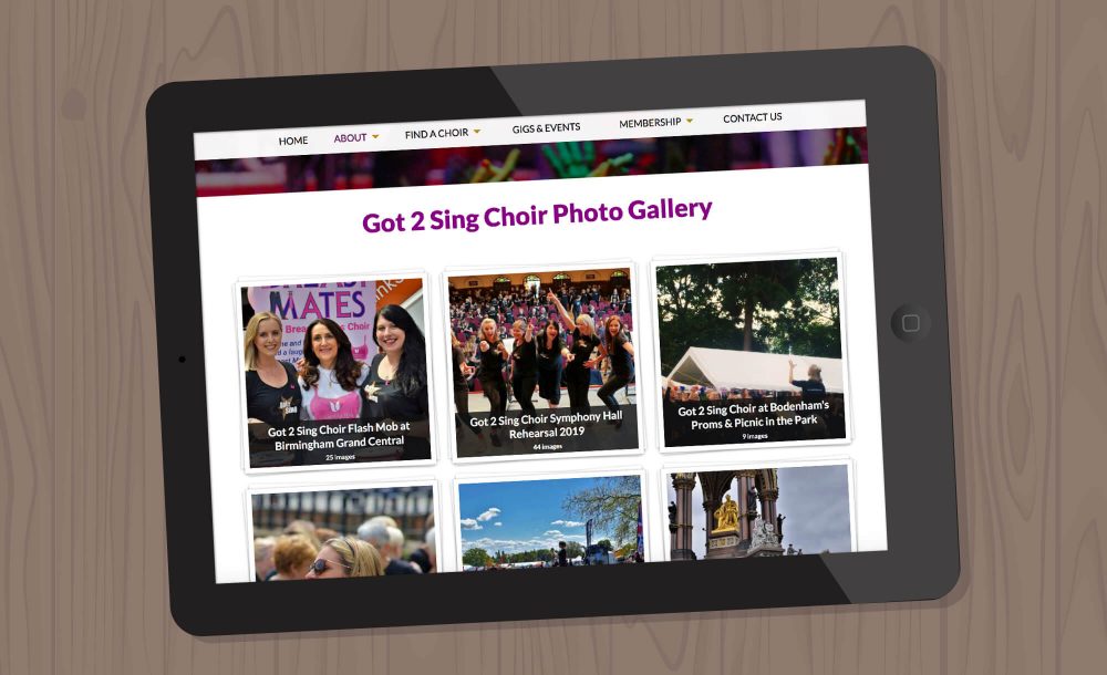 Got 2 Sing Website - GetSited