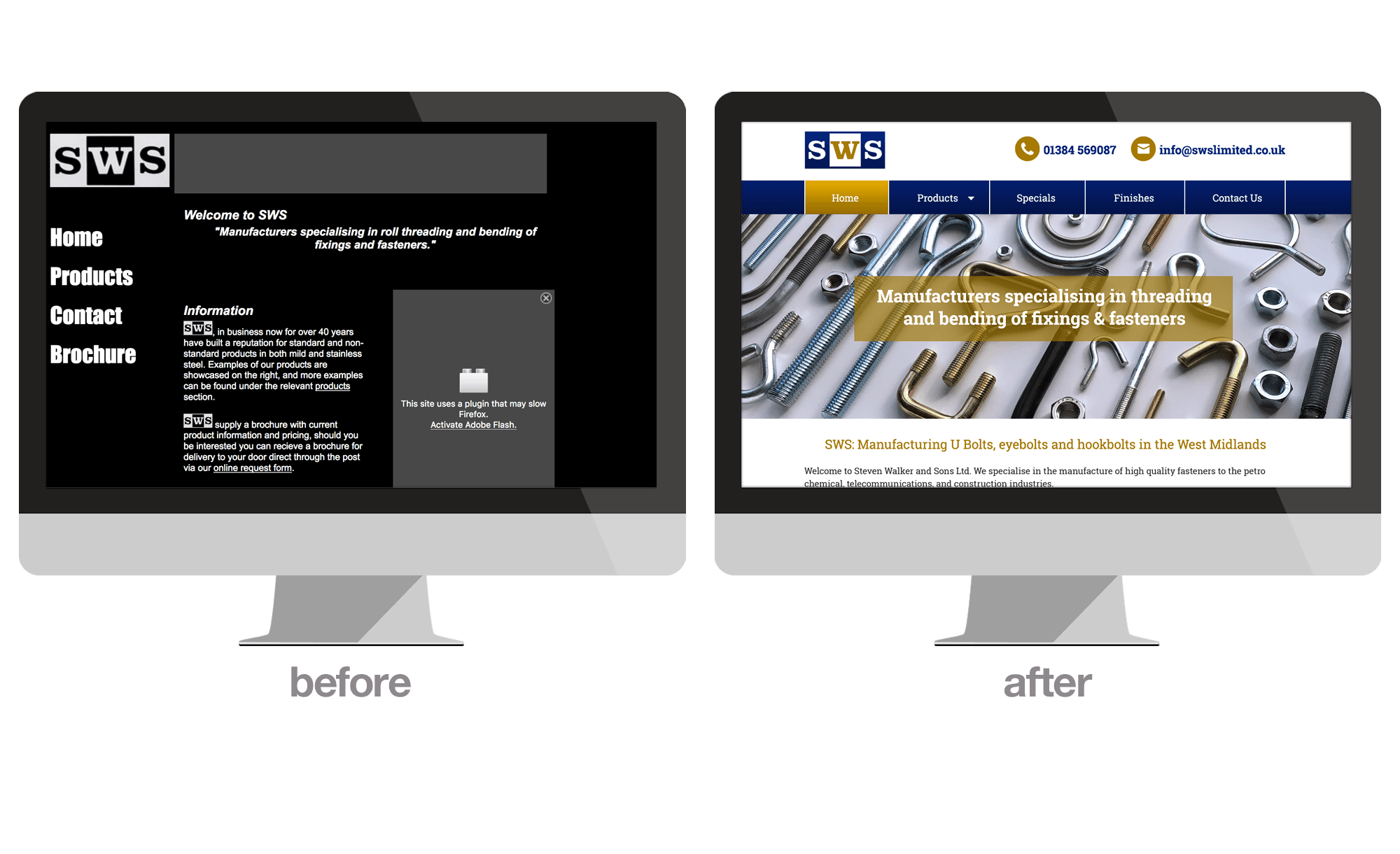 SWS Limited website - GetSited