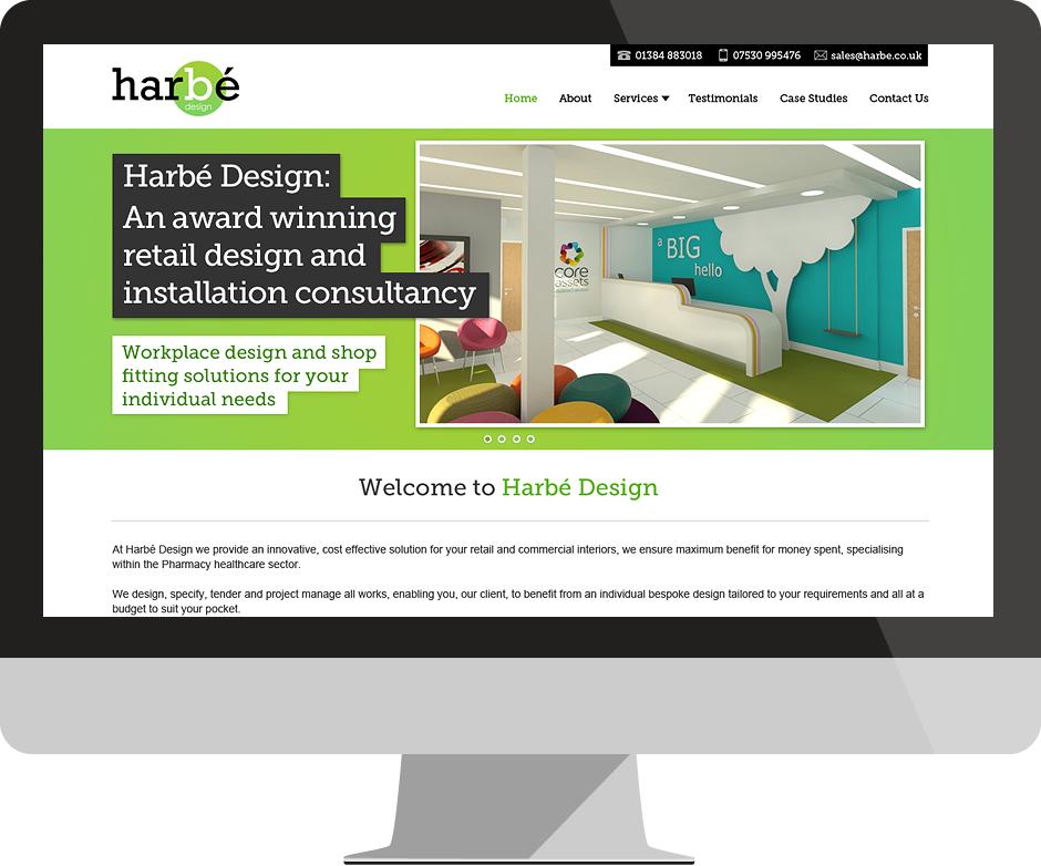 Graphic Design for Harbe Leaflets, Stourbridge